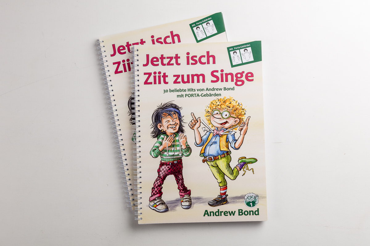 Jetzt isch Ziit zum Singe: Kinderliederbuch mit Gebärden